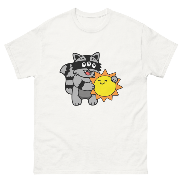 Sunshine Is Your Friend Hunter T-Shirt White - Mindzai