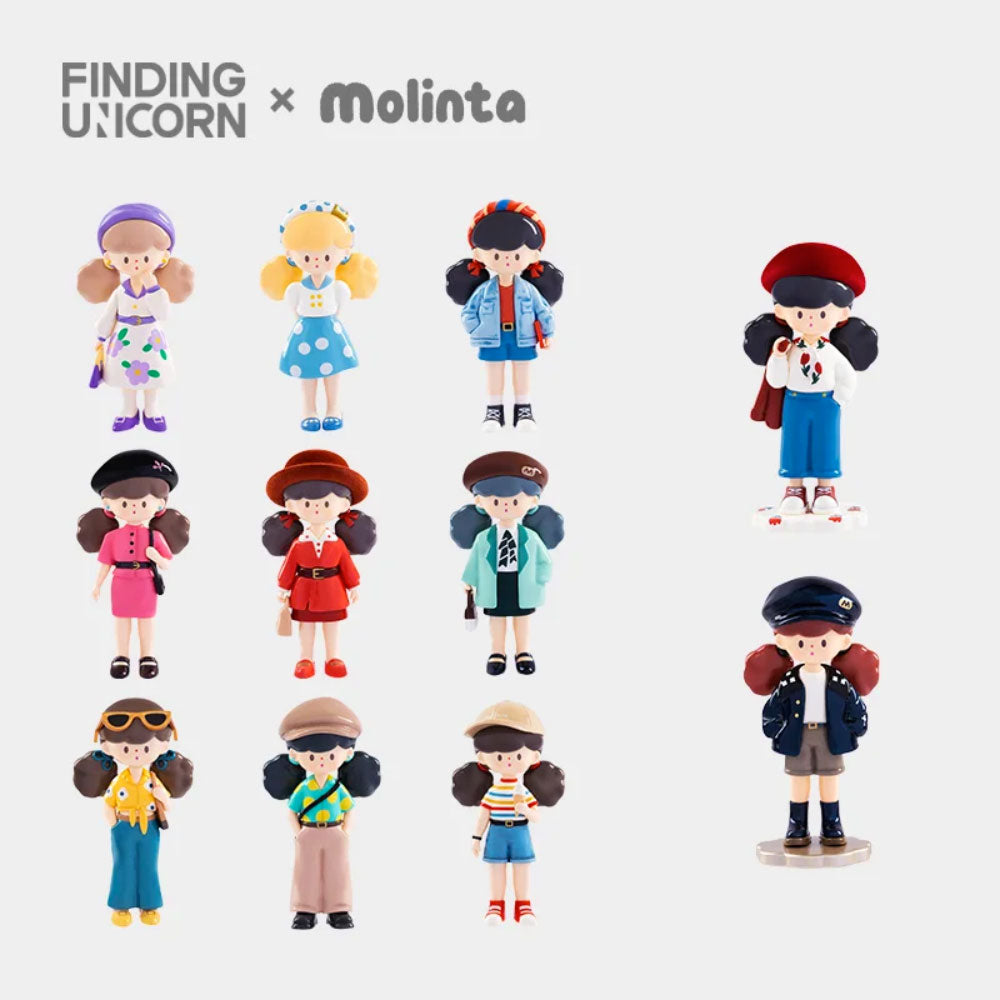 Molinta Retro Girls Blind Box Series by Molinta x Finding Unicorn - Mindzai