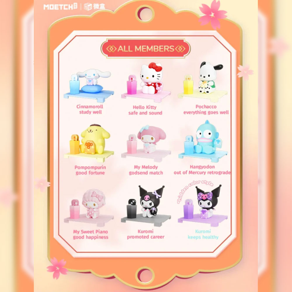 Sanrio Characters Lucky Signing Series Mini Blind Box by Moetch Toys ...