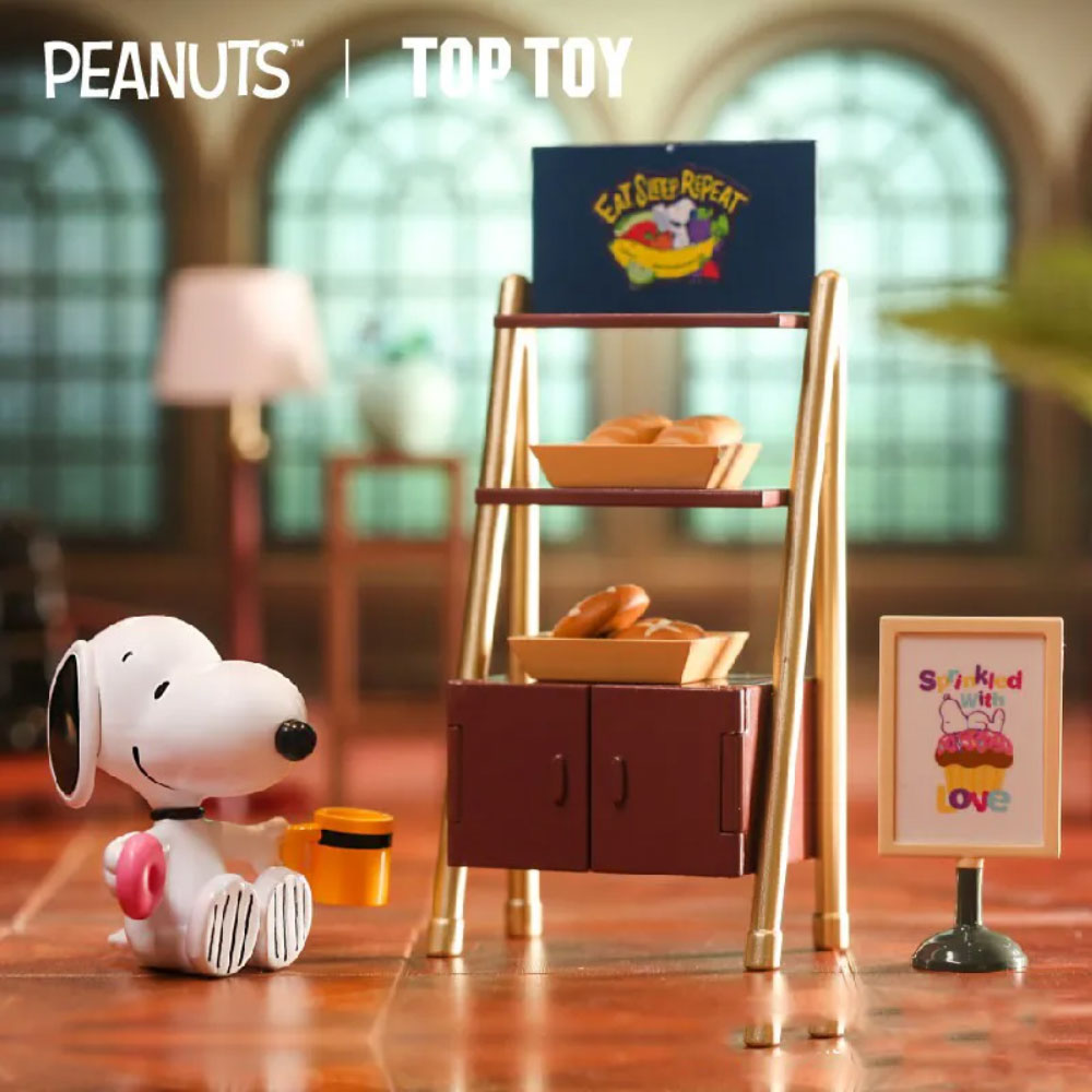 Snoopy Bakery and Cafe Mini World Blind Box Series by Top Toy - Mindzai