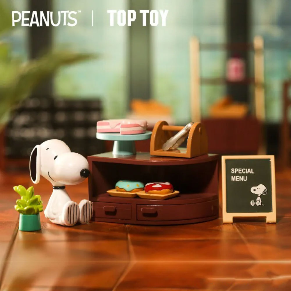 Snoopy Bakery and Cafe Mini World Blind Box Series by Top Toy - Mindzai