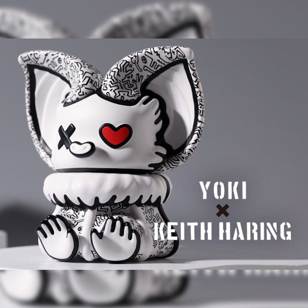 Yoki x Keith Haring Large Art Toy Figure by POP MART - Mindzai