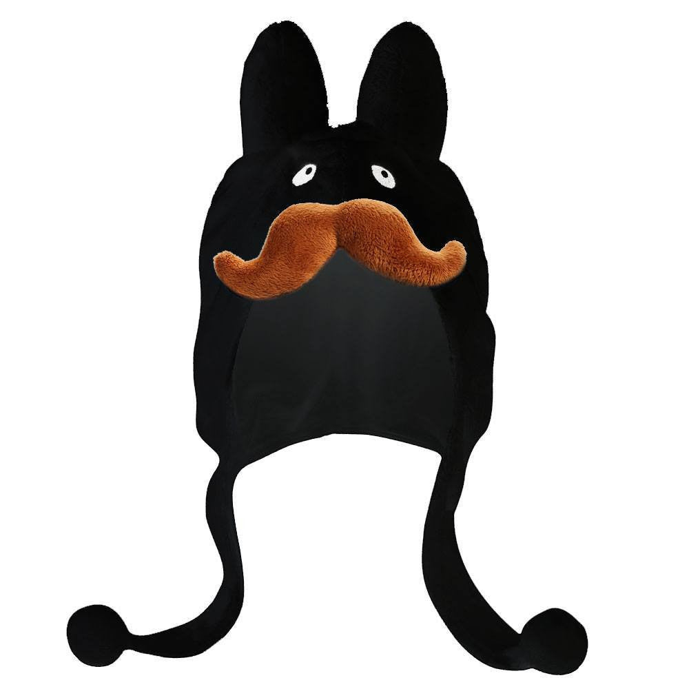 Labbit Black Plush Hat by Kidrobot x Kozik - Mindzai