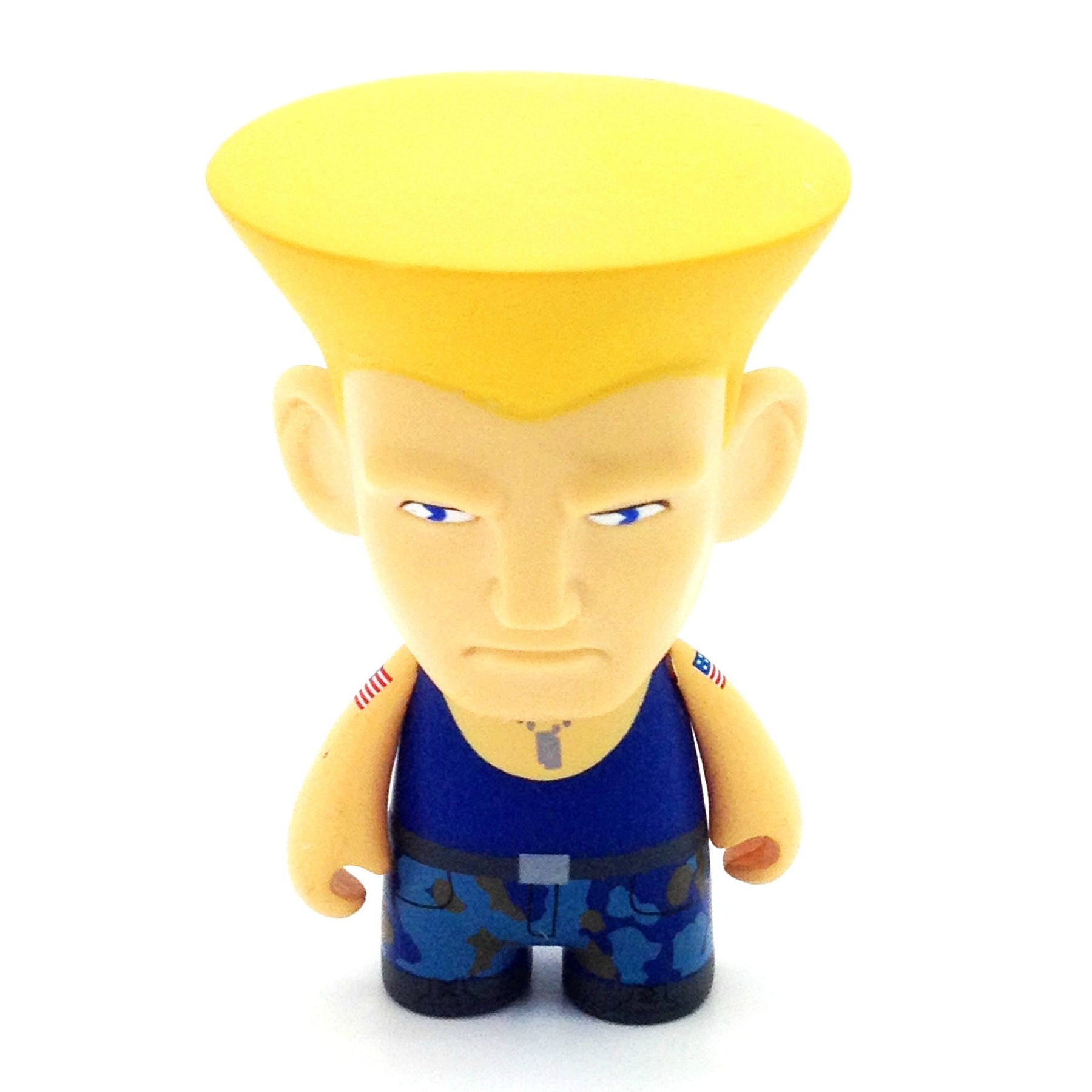 Street Fighter x Kidrobot Minifigures Series 1 - Guile (Blue) - Mindzai
