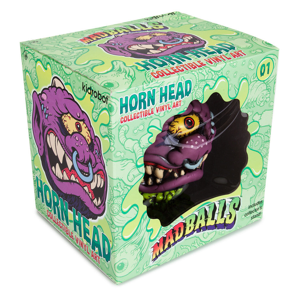 Madballs x Kidrobot Horn Head Medium Figure - Mindzai