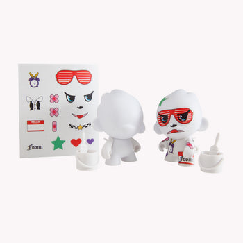 Micro Foomi 2.5" Multicolor Edition by kidrobot - Mindzai