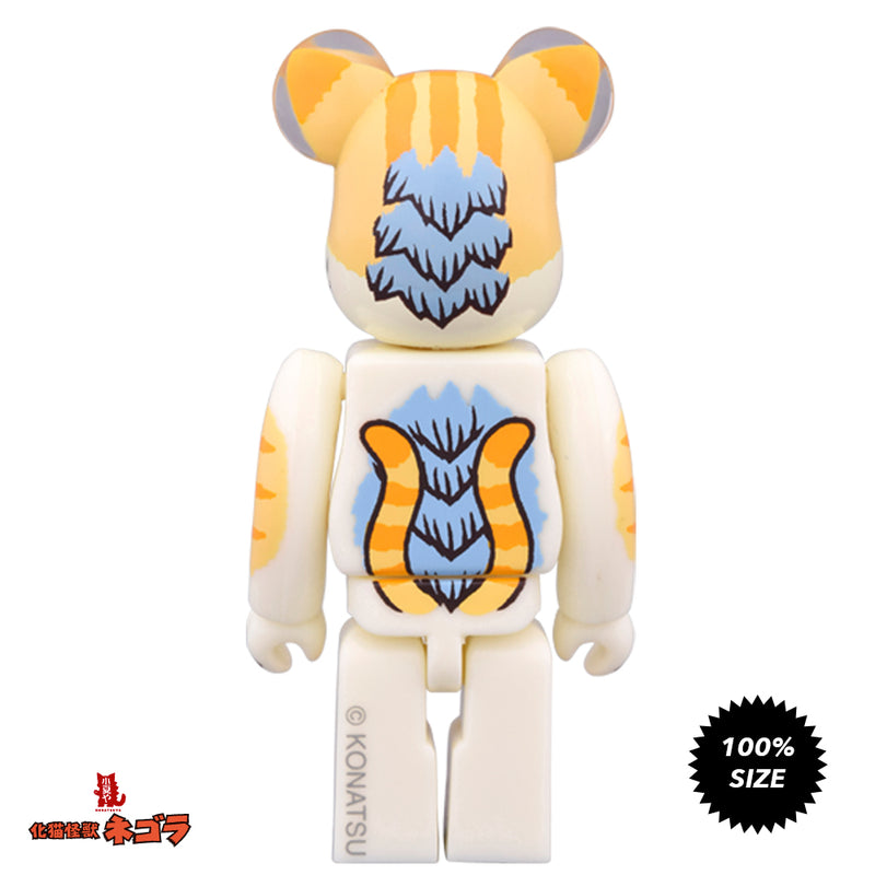 Negora Kaiju Cat Odd Eye 100% Bearbrick by Konatsu x Medicom Toy - Mindzai