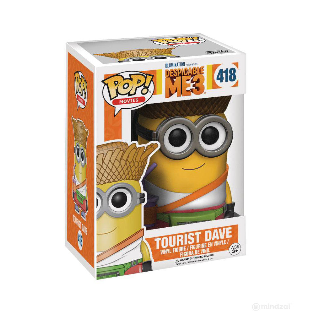 Despicable Me 3 Tourist Dave POP! Vinyl Figure by Funko - Mindzai