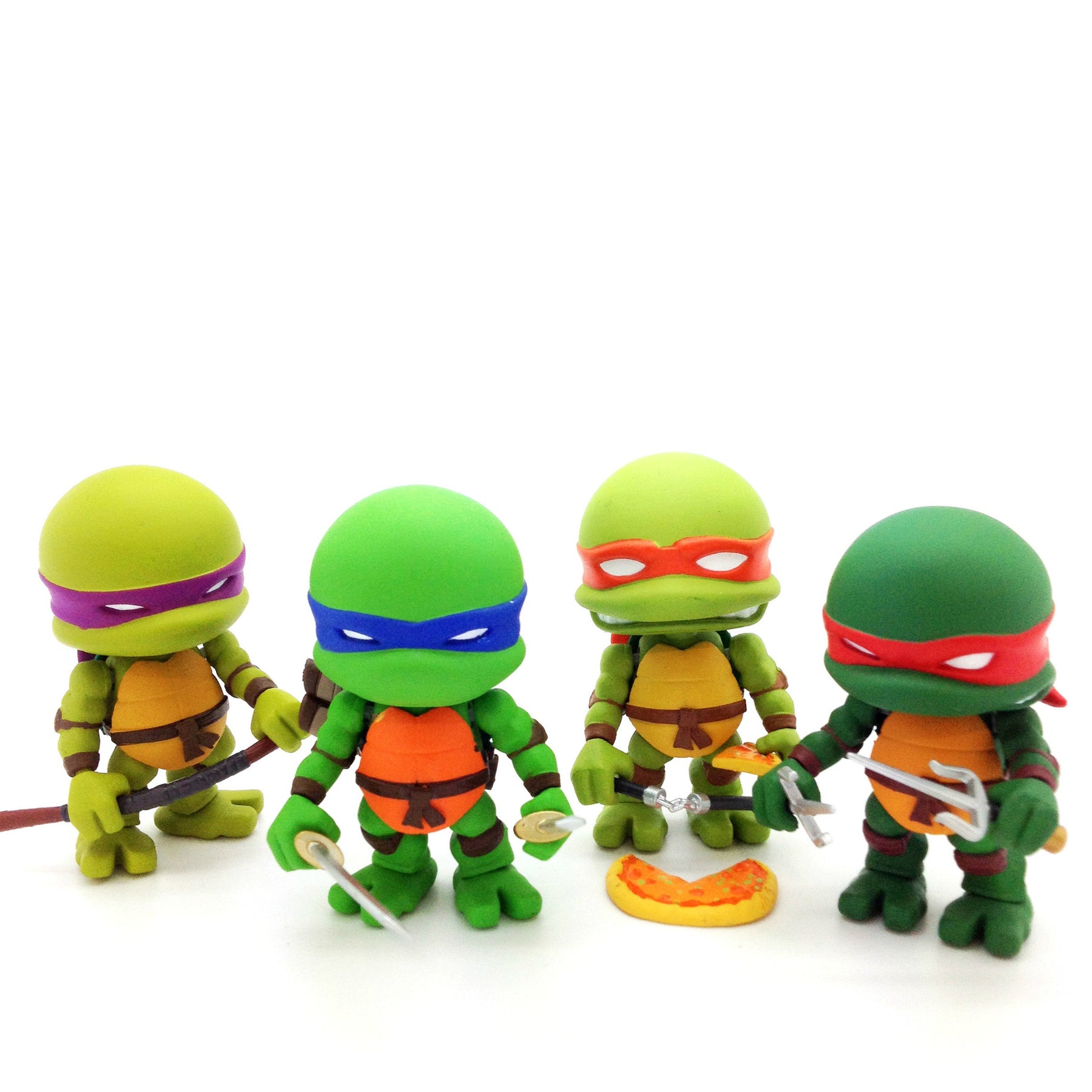 TMNT x Loyal Subjects Teenage Mutant Ninja Turtles Action Vinyls - Set ...