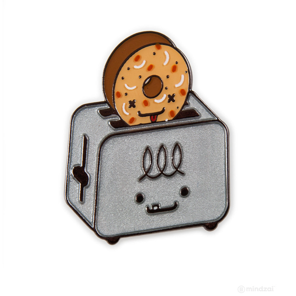 BFFS El Tostador and Lenny Toaster Bagel Enamel Pin by Kidrobot x ...