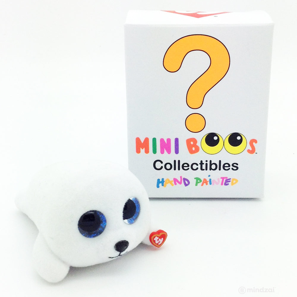 Mini Boos Collectibles Hand Painted by TY - Icy the Seal - Mindzai