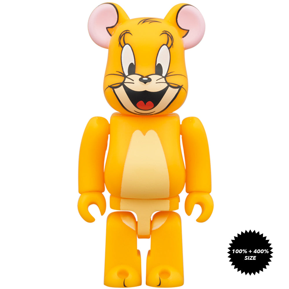 Tom & Jerry: Jerry (Classic Color) 100% + 400% Bearbrick Set by Medicom ...