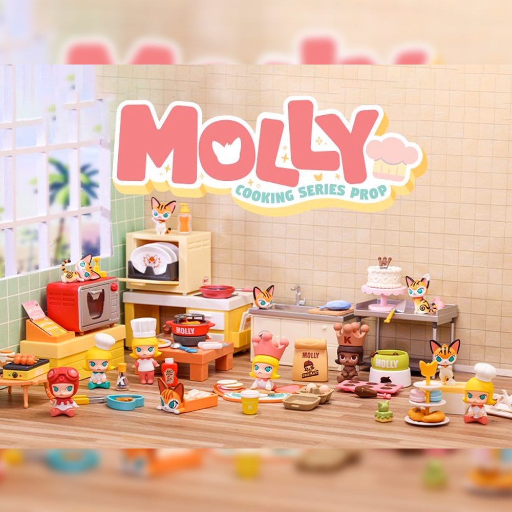 Molly Cooking Prop Blind Box Series by POP MART - Mindzai