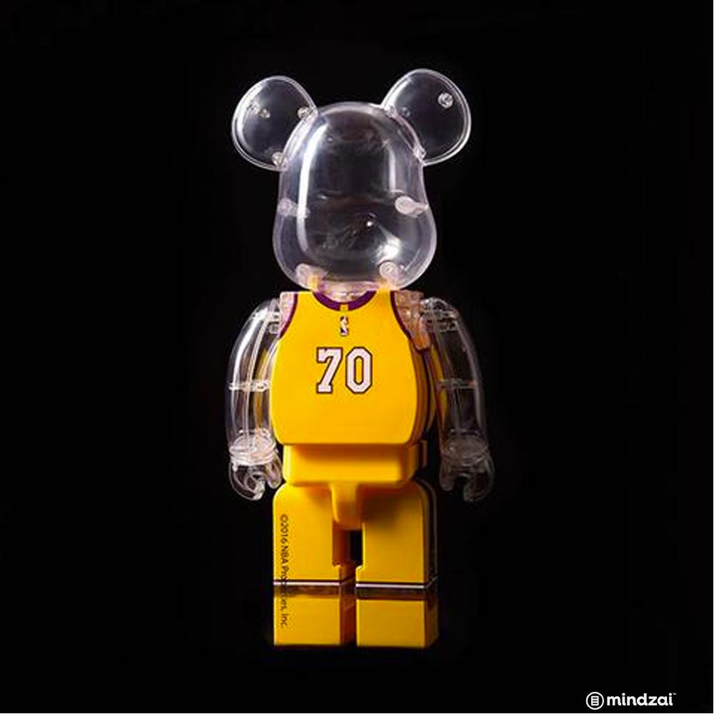 Los Angeles Lakers 400% Bearbrick by NBA x Medicom Toy - Mindzai