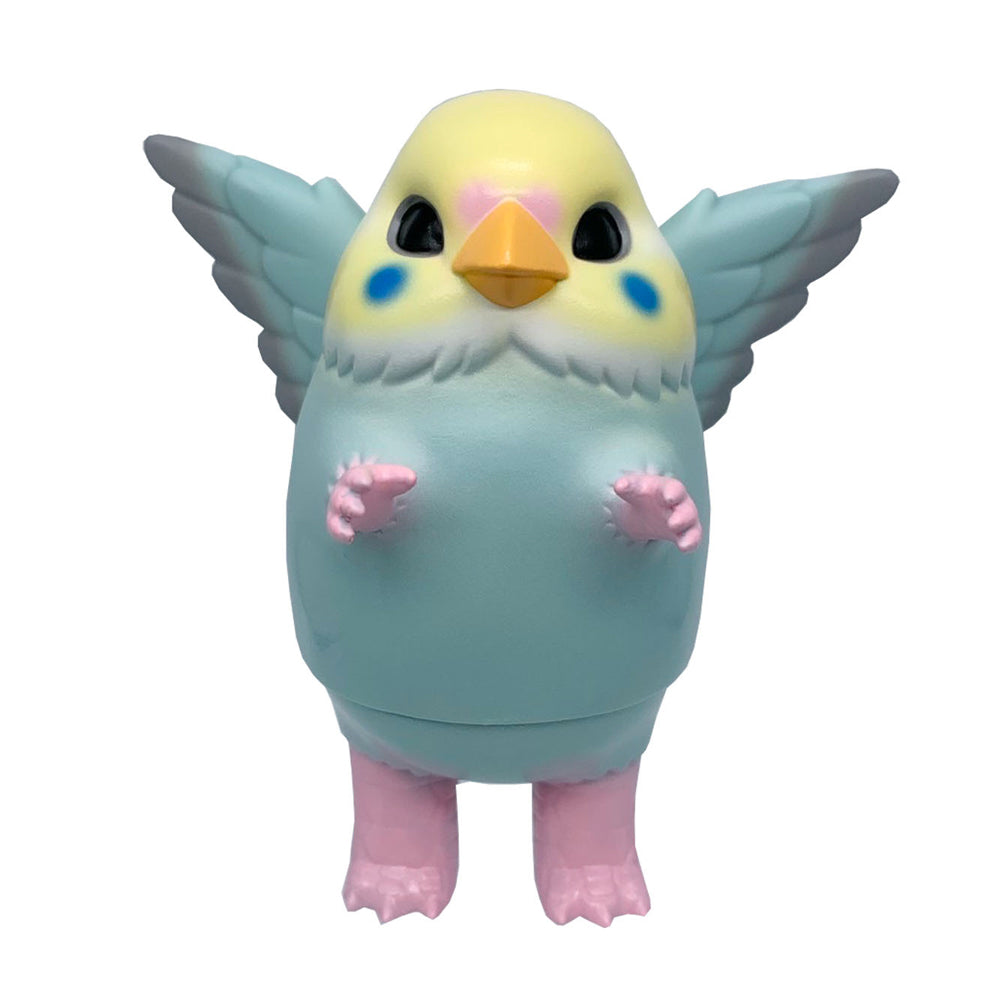 Pigora Budgerigar Rainbow Sofubi Art Toy by Konatsuya - Mindzai