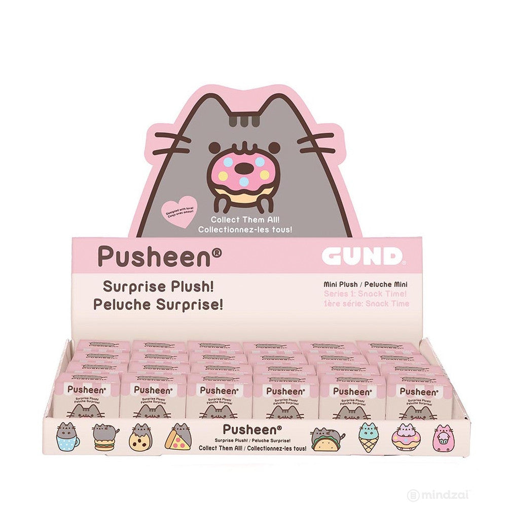 Pusheen Series 1: Snack Time Mini Plush Keychain Blind Box - Mindzai