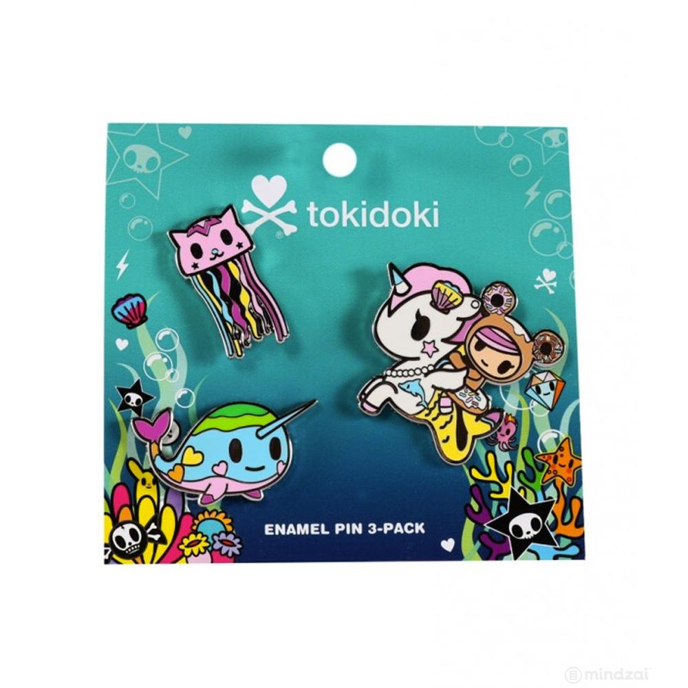 Sea Punk Enamel Pin 3-Pack by Tokidoki - Mindzai