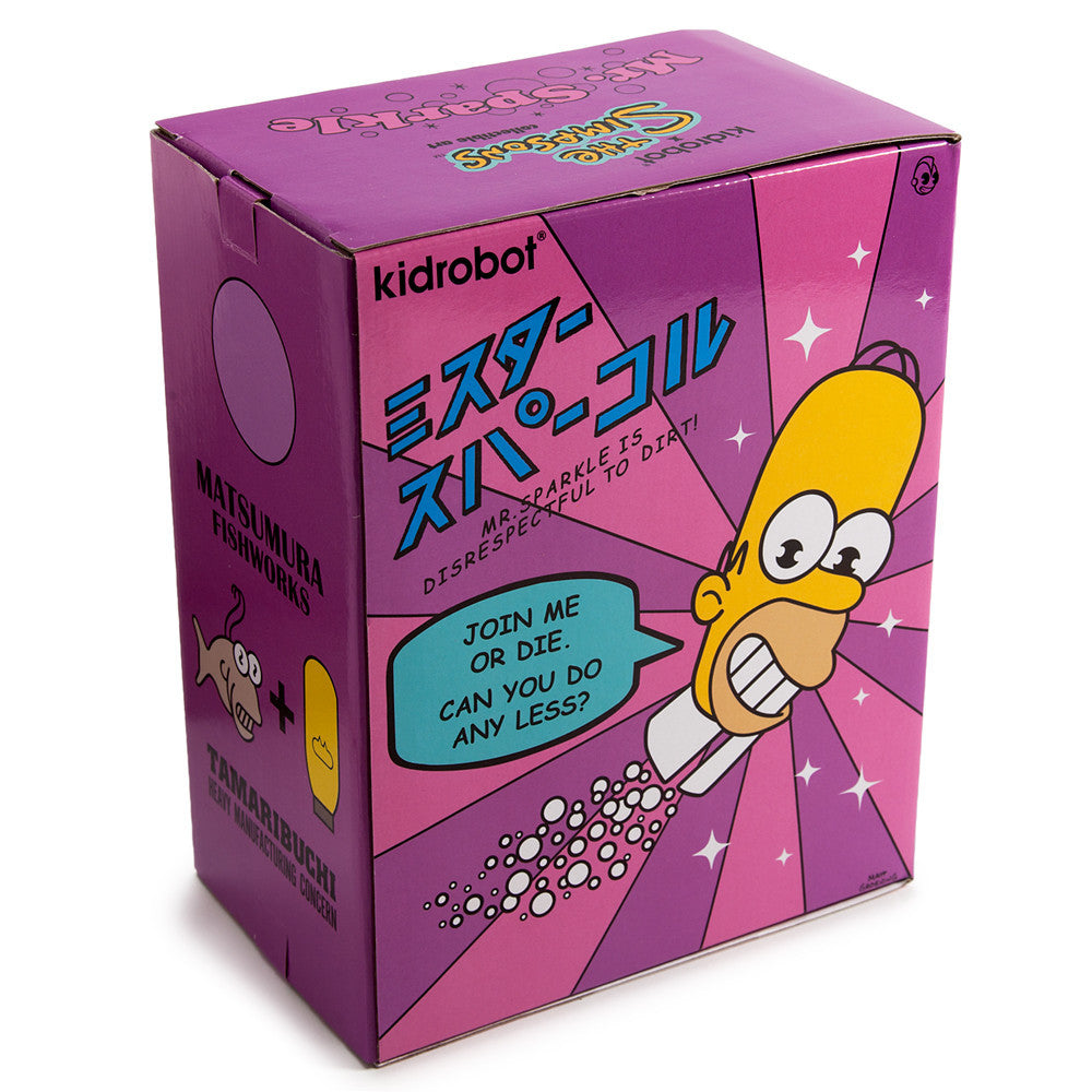 Mr. Sparkle Toy Figure by Kidrobot x The Simpsons - Mindzai